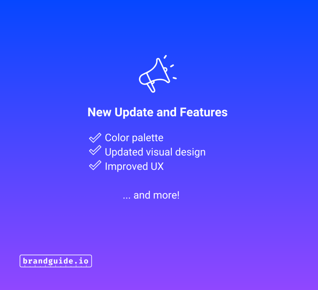 Our most colorful update yet! Color palette + more out now!
